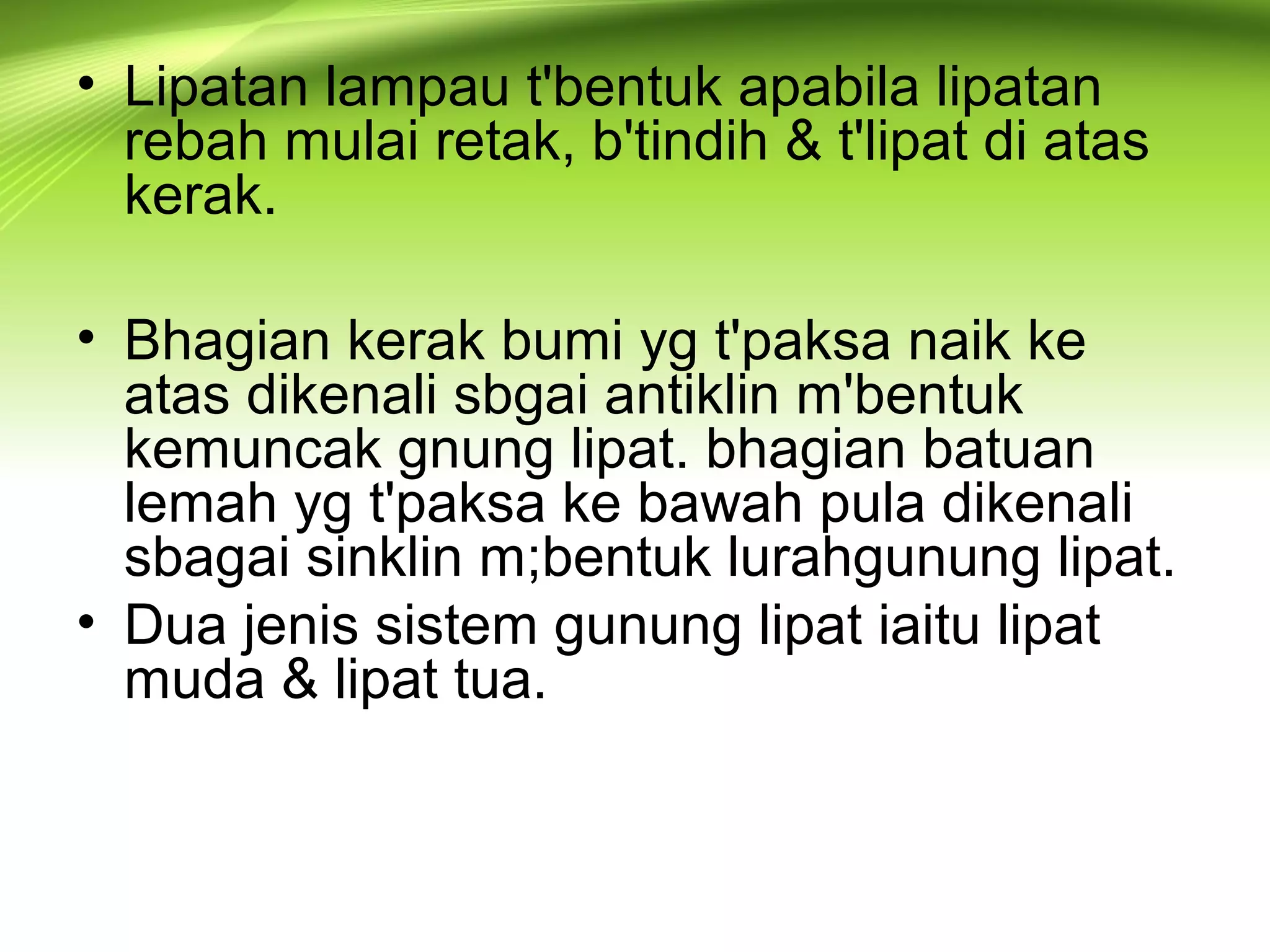 Geografi alam sekitar fizikal | PPT