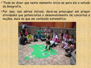 Geografia na educação infantil | PPTX