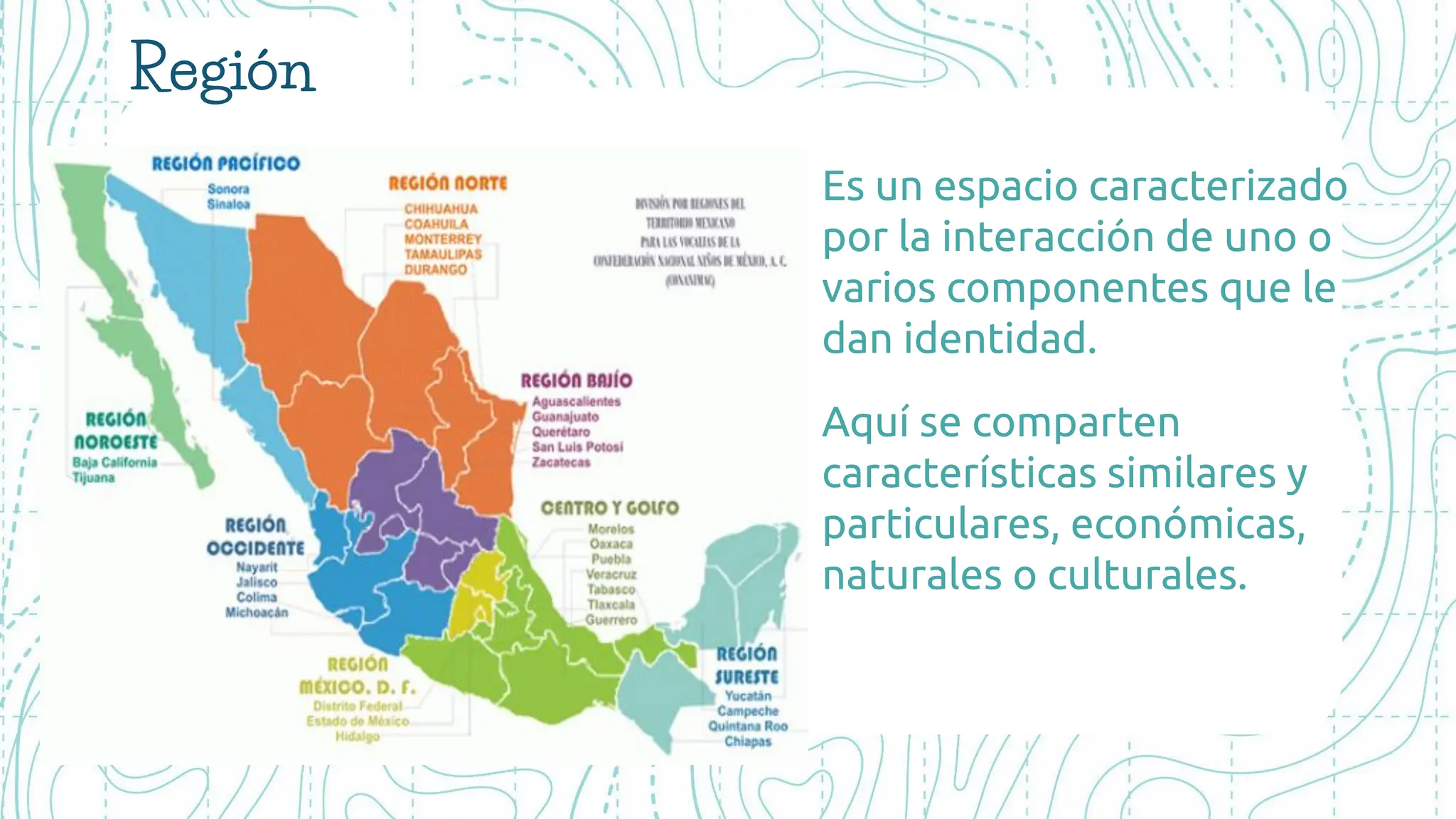ESPACIO GEOGRAFICO, COMPONENTES DE LA GEOGRAFIA Y CARACTERISTICAS DEL ...