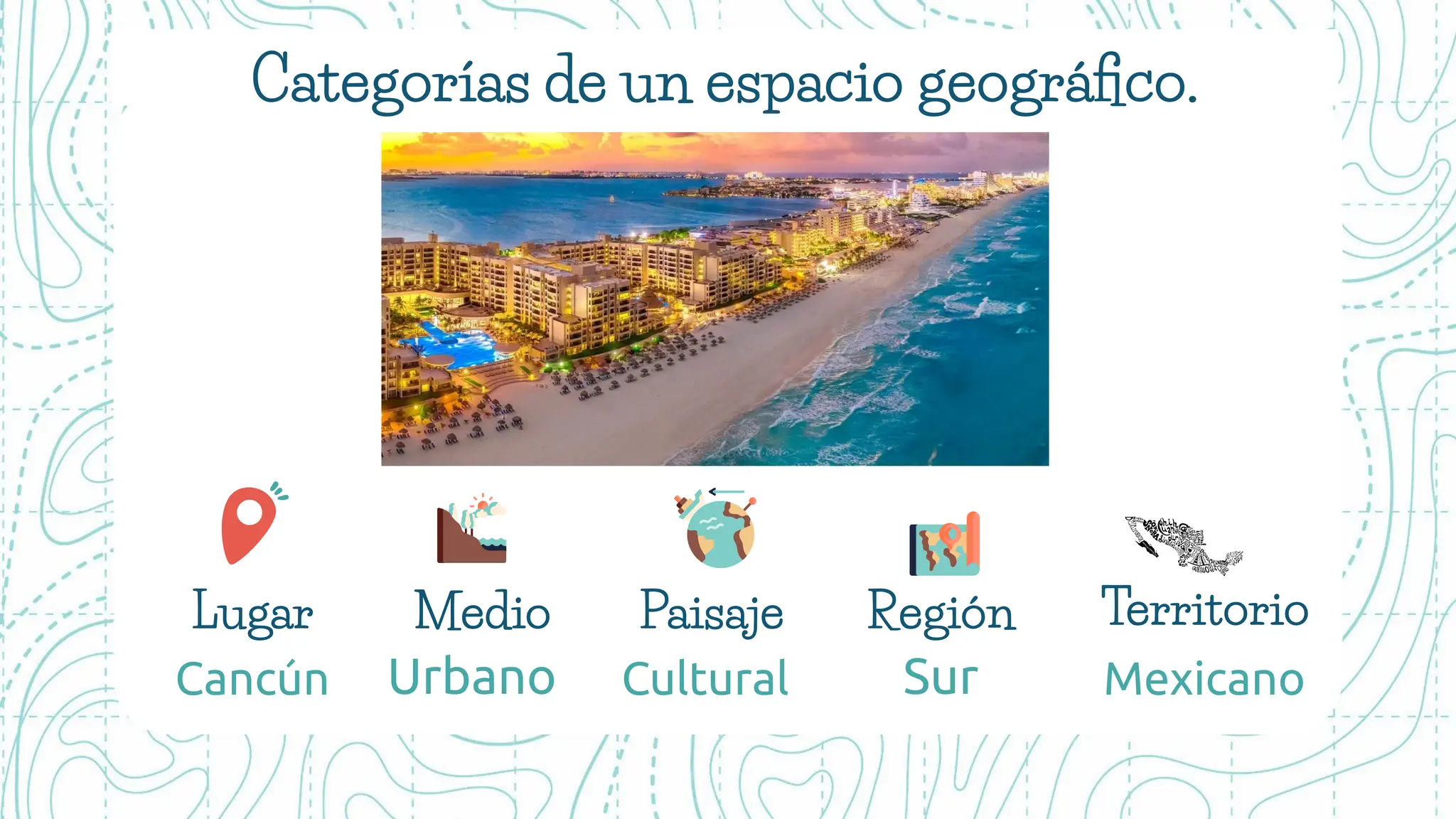 ESPACIO GEOGRAFICO, COMPONENTES DE LA GEOGRAFIA Y CARACTERISTICAS DEL ...
