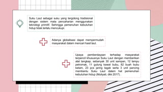 geo budaya suku laut riau_power point_kel | PPTX