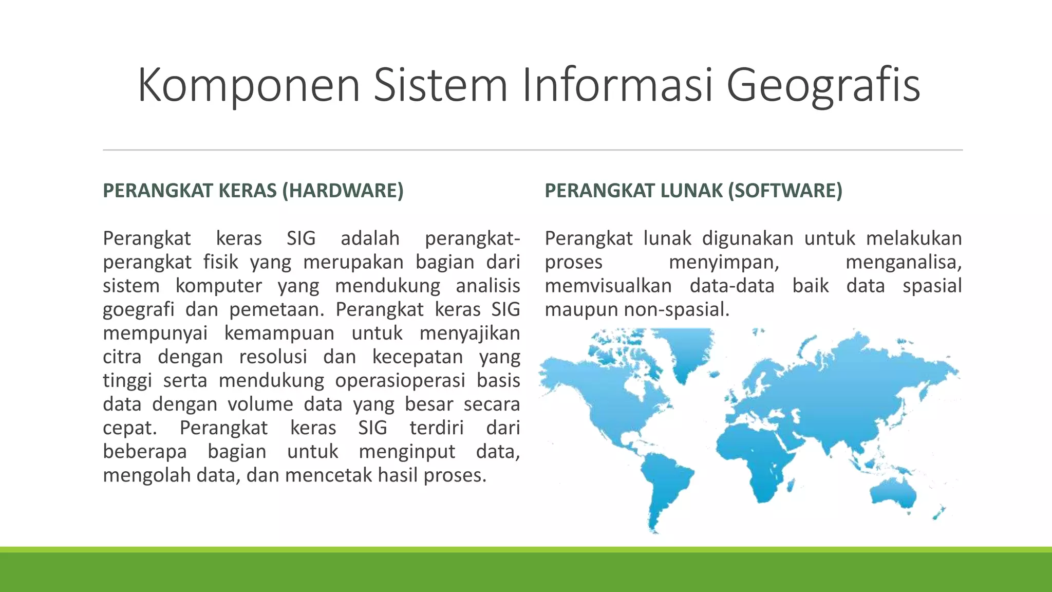 Geografi ekonomi & sistem informasi geografi (sig) | PPTX