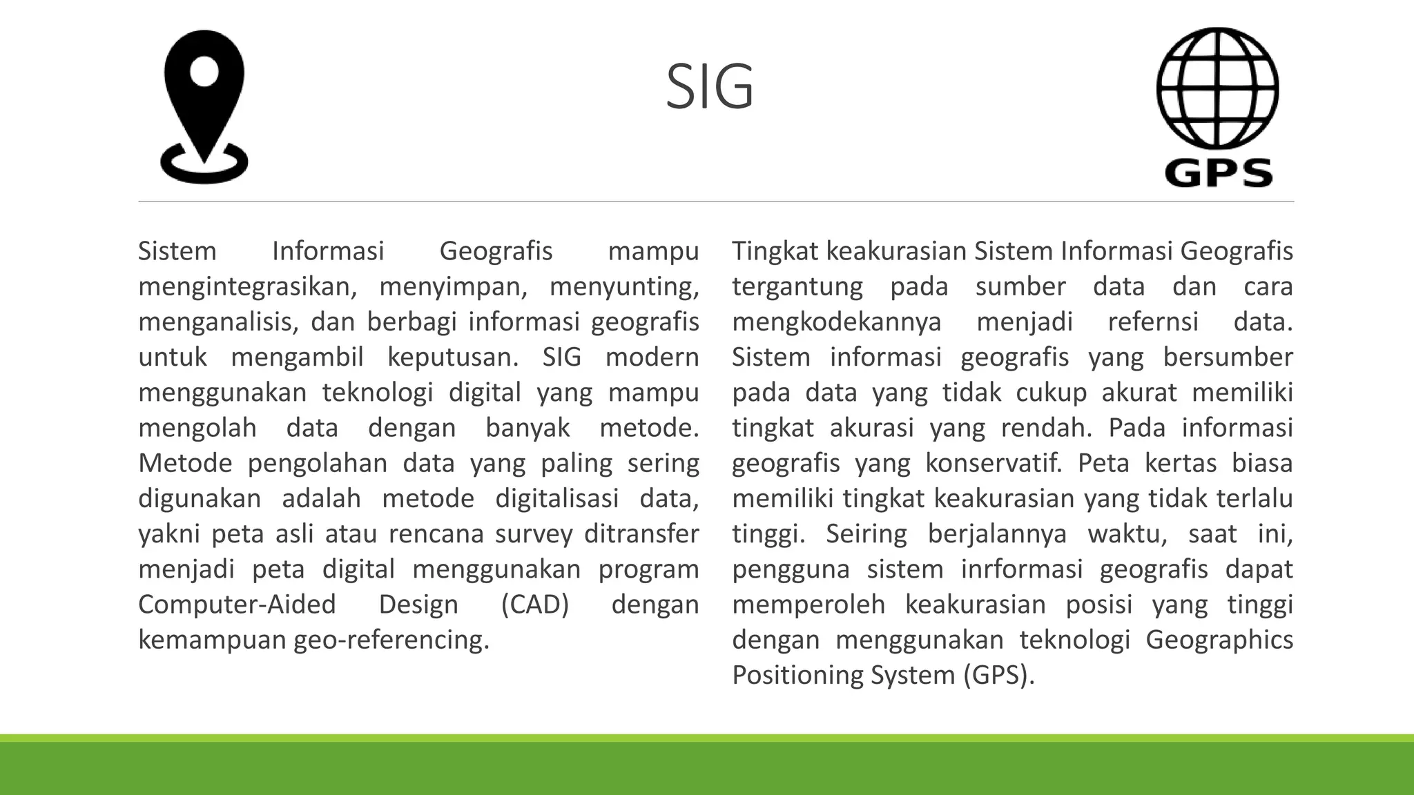 Geografi ekonomi & sistem informasi geografi (sig) | PPTX