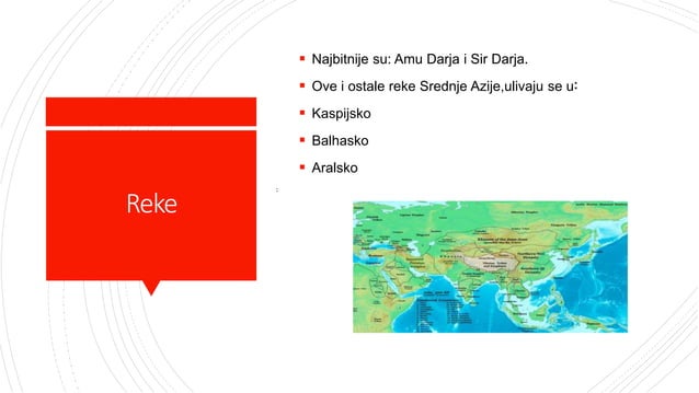 Geografija Azija prezentacija za cas informatike | PPT