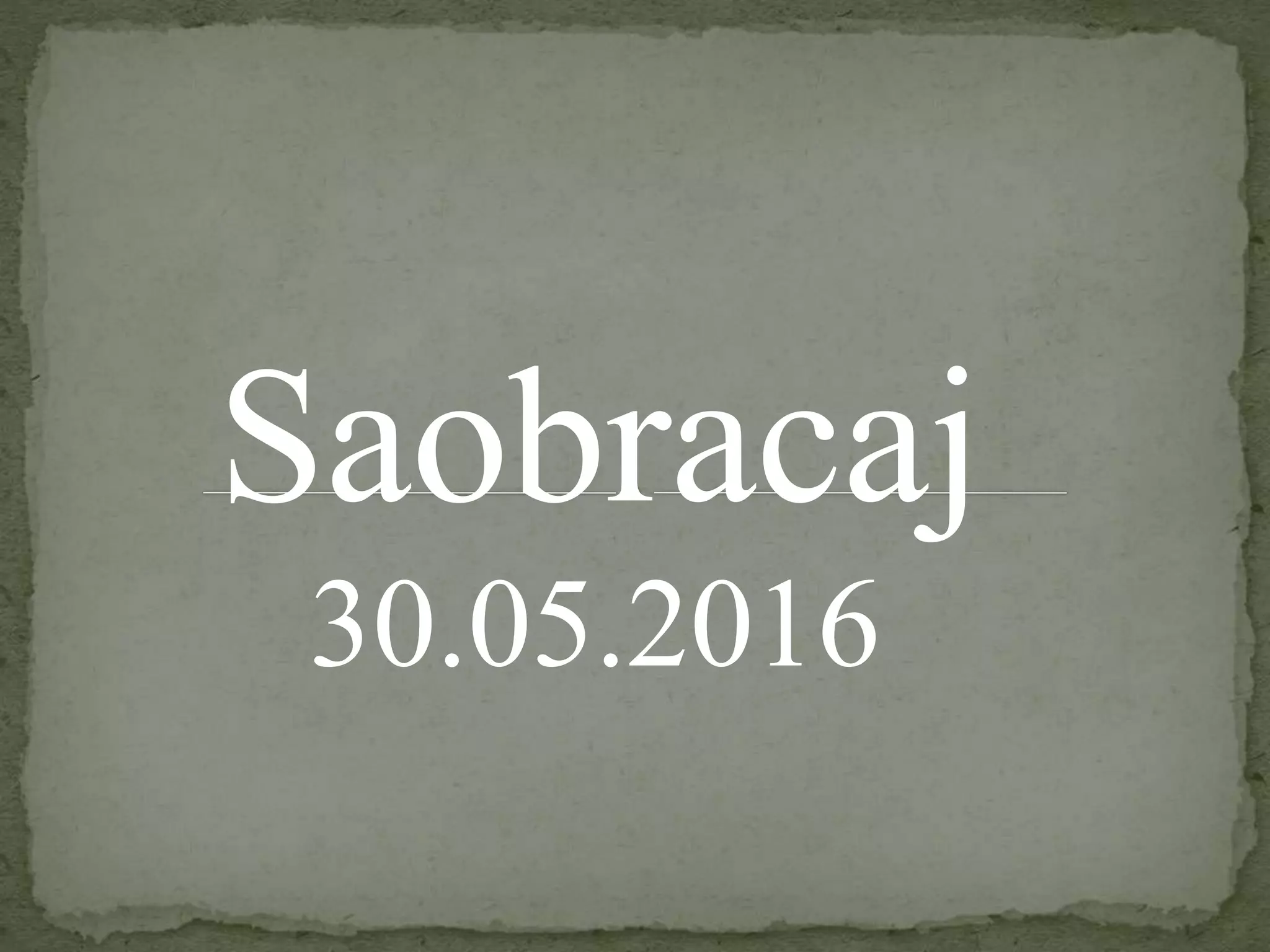 Saobracaj i tipovi saobracaja | PPSX