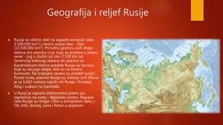 Geografija rusija | PPTX