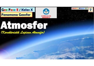 Karakteristik Atmosfer Geografi Kelas 10 SMA | PDF