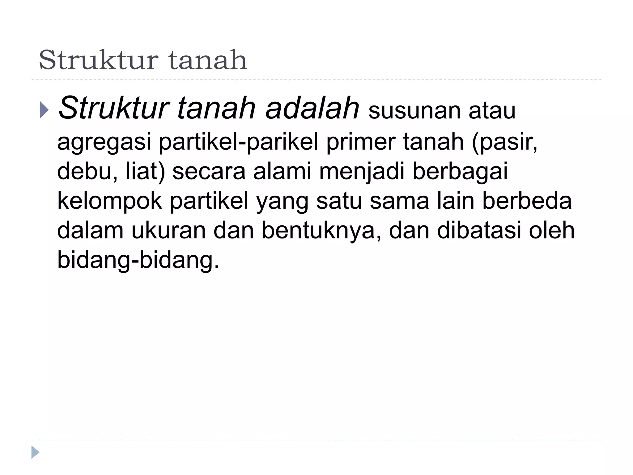 komponen komponen dan sifat tanah | PPTX