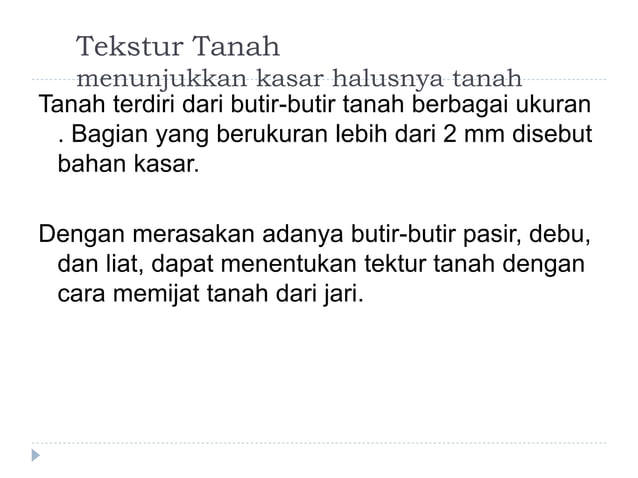 komponen komponen dan sifat tanah | PPTX