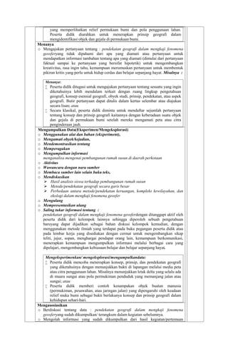 RPP SMA Geografi Kelas X | PDF