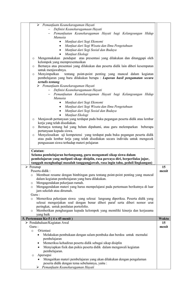 RPP SMA Geografi Kelas XI | PDF