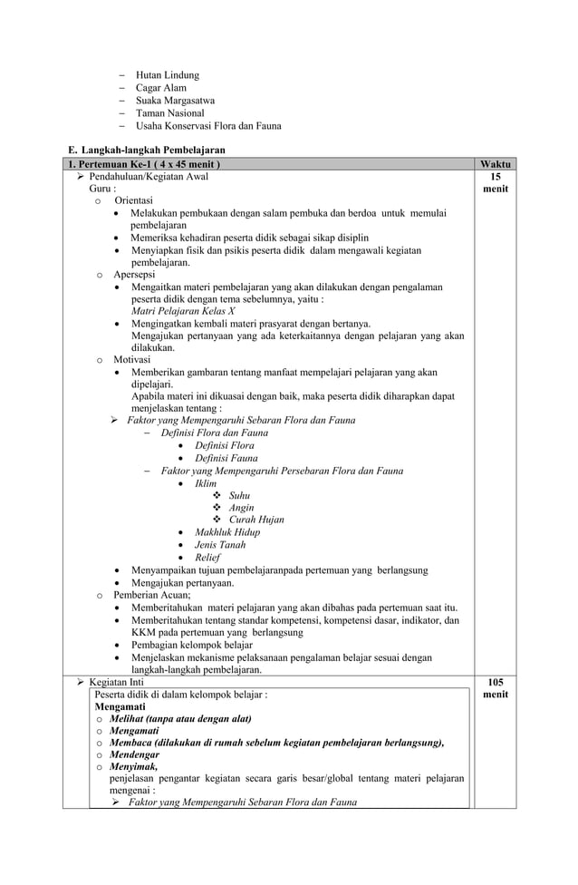 RPP SMA Geografi Kelas XI | PDF