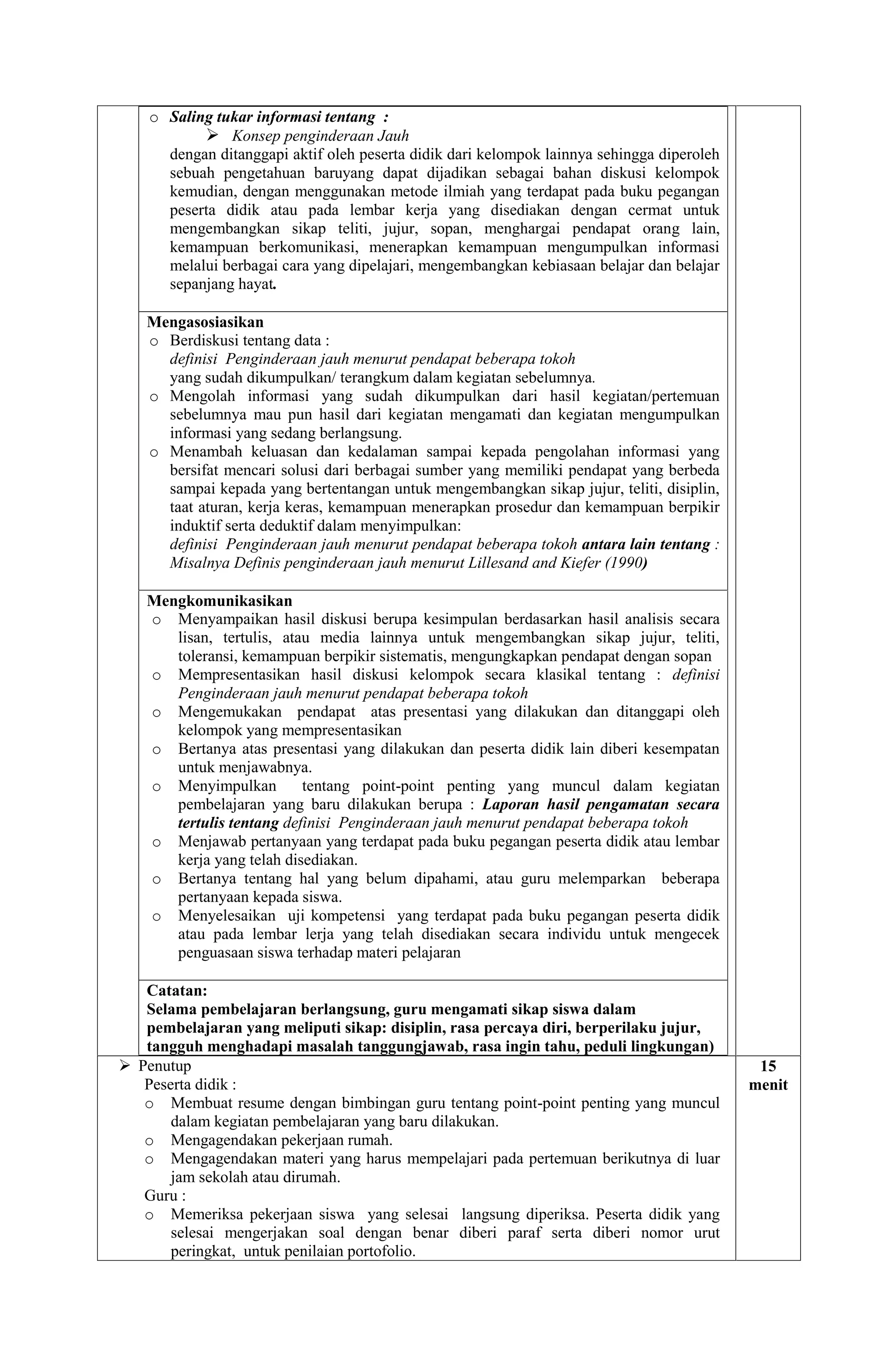 RPP SMA Geografi Kelas XII | PDF