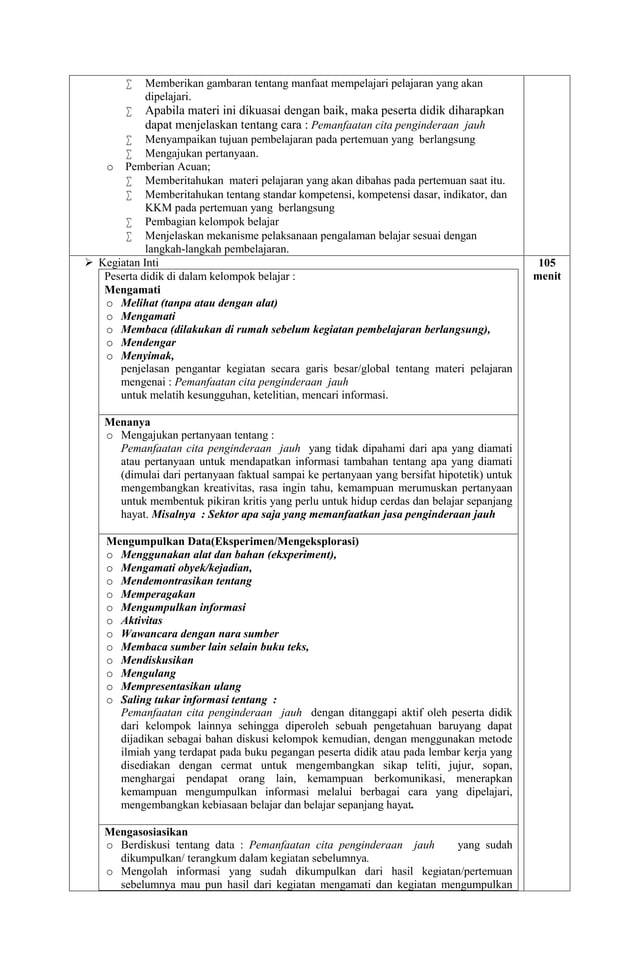 RPP SMA Geografi Kelas XII | PDF