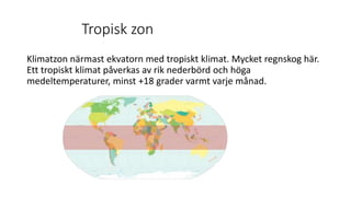 Geografi vader och klimat | PPTX