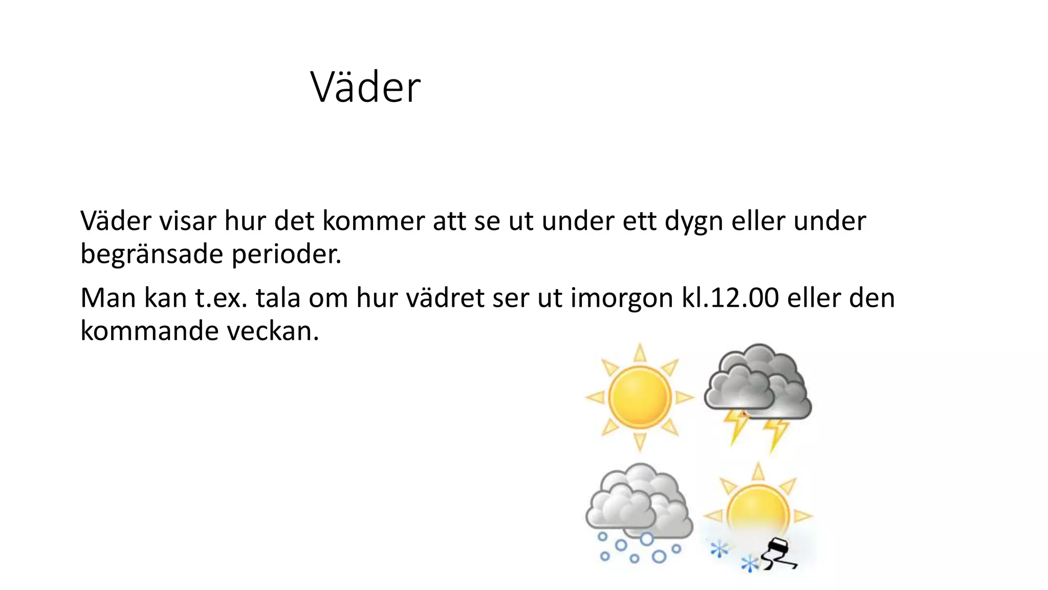 Geografi vader och klimat | PPTX