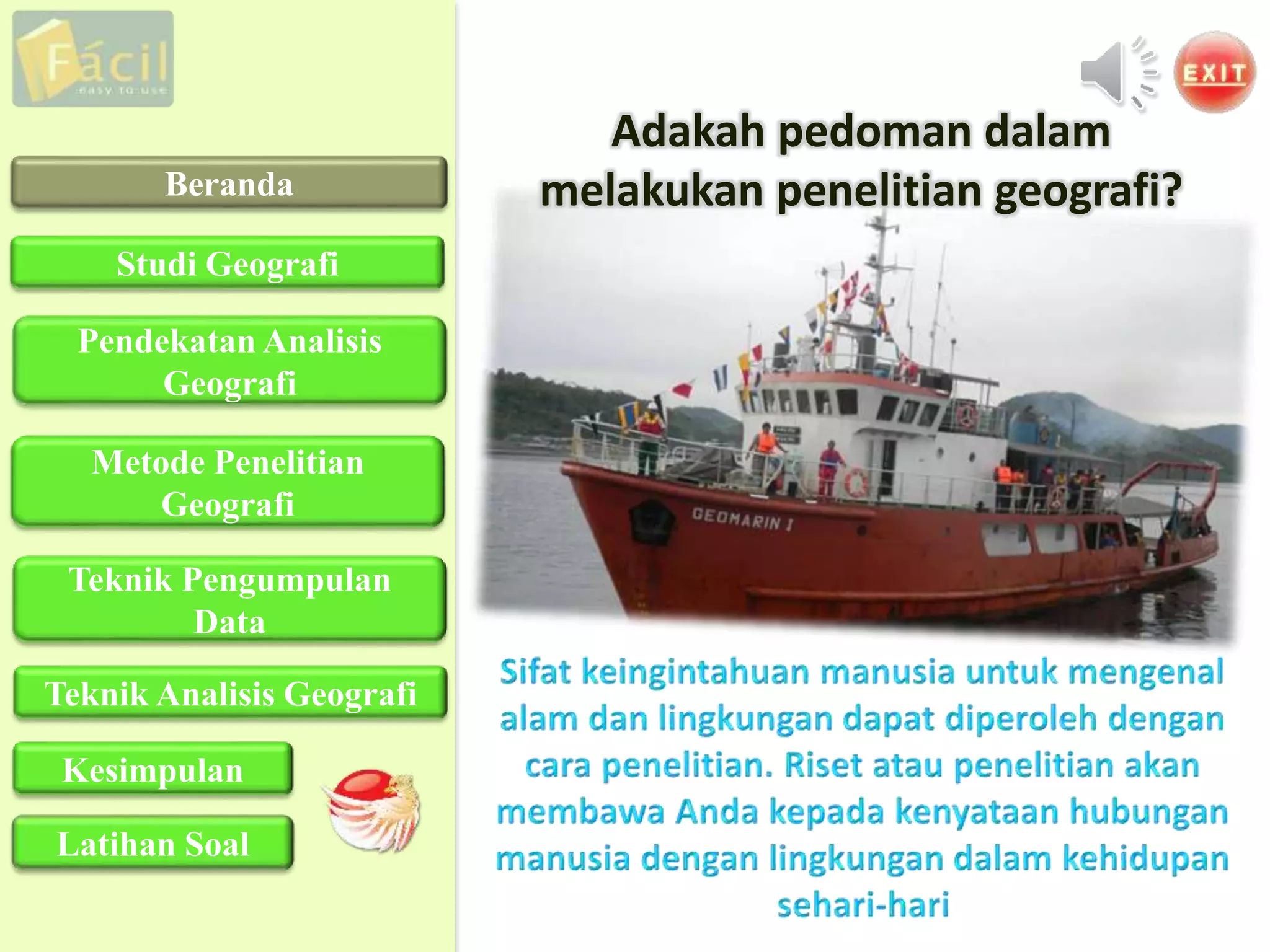 Download PPT Langkah Penelitian Geografi | PPTX