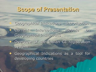geograhical indication by vikas n friends | PPT