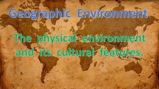 Geography and Natural Resources | PPTX | Healthcare Industry | Industries