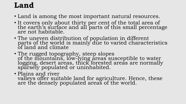 Chapter 2-Land, Soil, Water, Natural Vegetation and Wildlife Resources ...