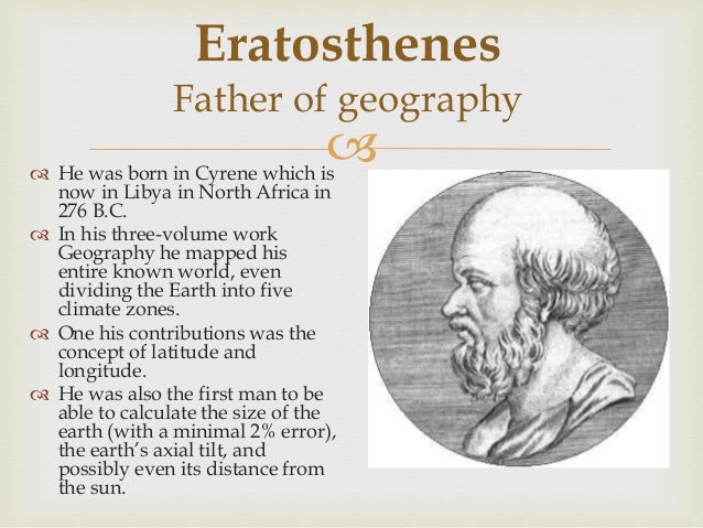Great Geographers in Human History