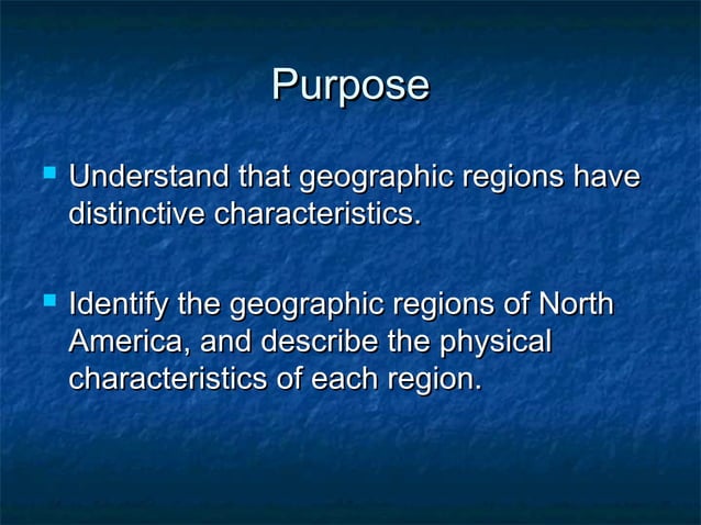 Geographic Regions of North America | PPT | North America Travel ...