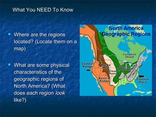 Geographic Regions of North America | PPT