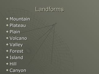 Geographical Terms | PPT