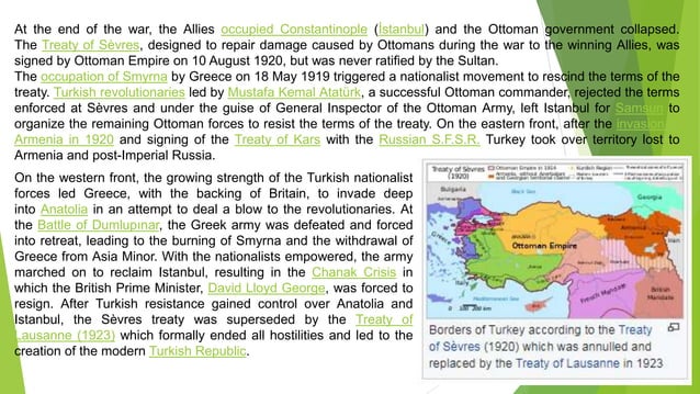 Geographical changes after world war - 1 | PPT