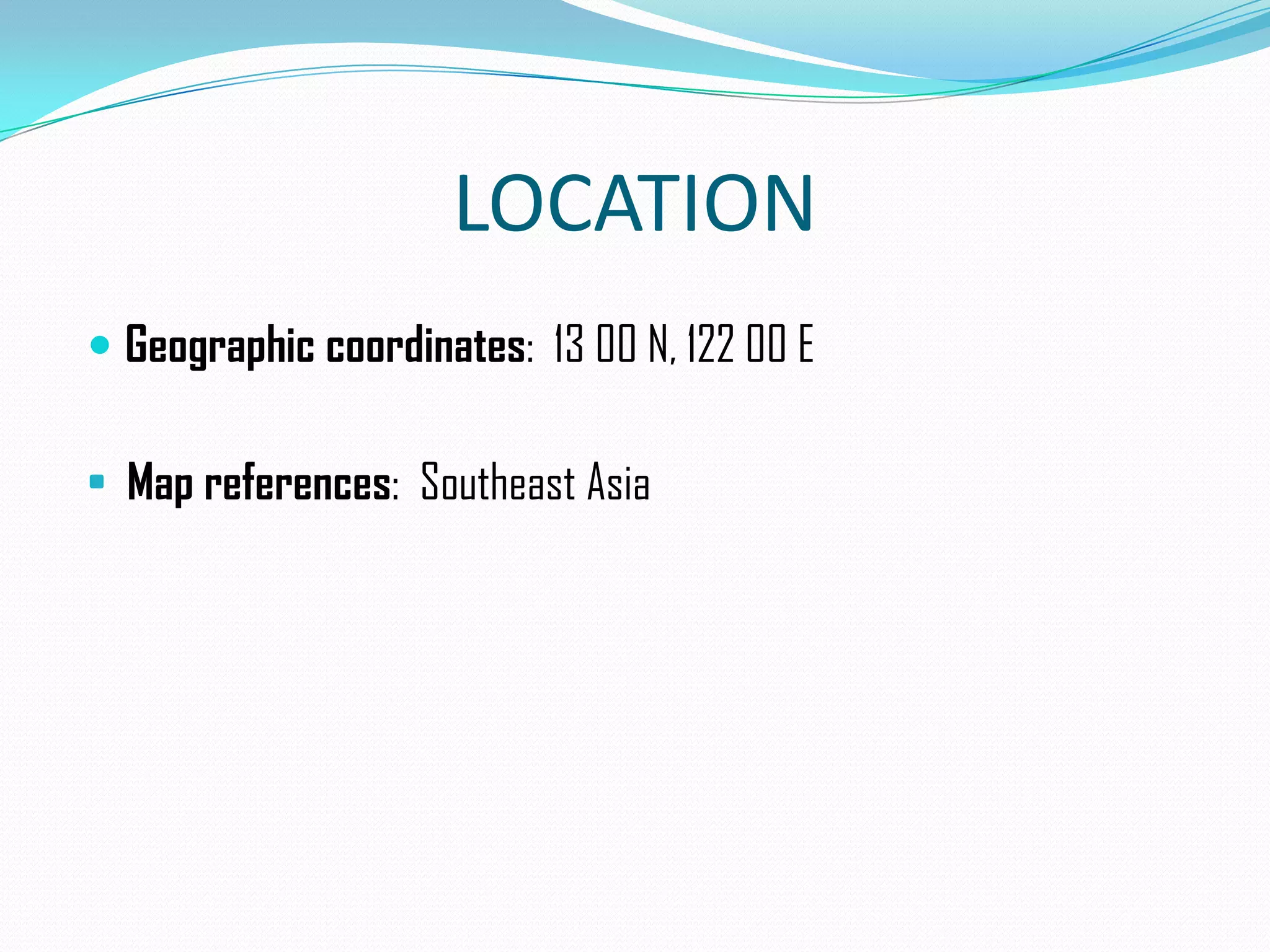 Geographical characteristics of The Philippines GO11 | PPTX