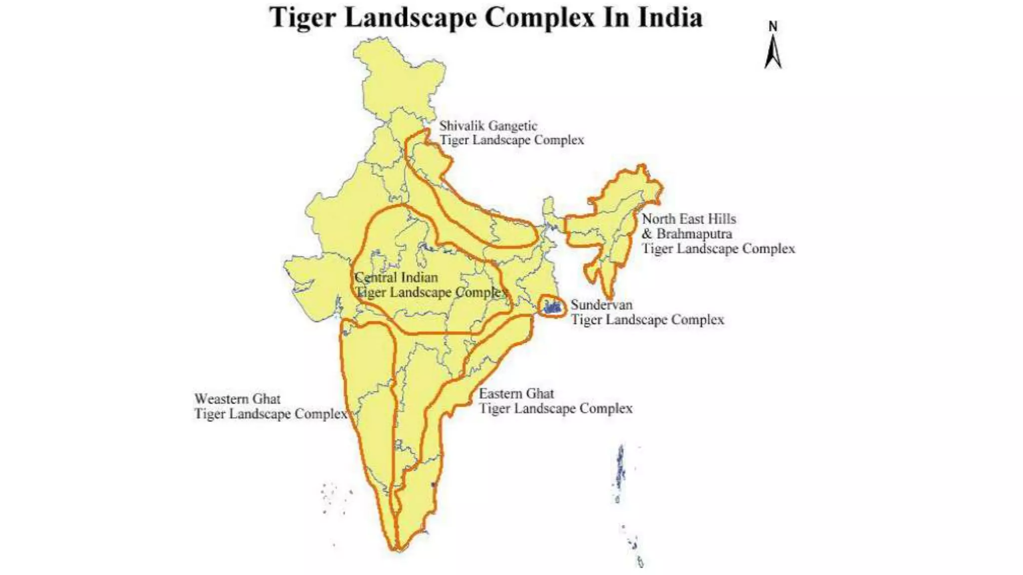 Geographical details of tiger reserves in india | PPT