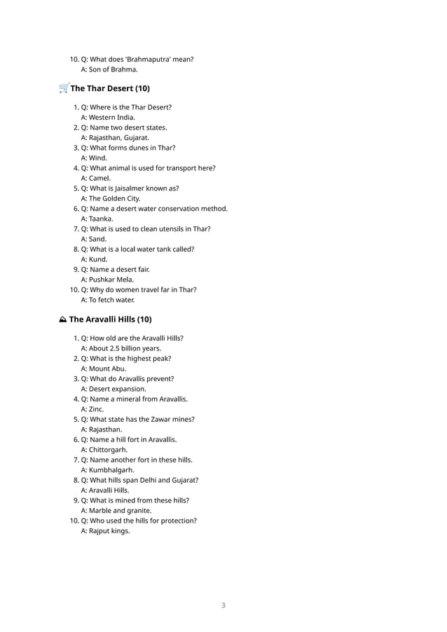 130 VSQA/Geographical Diversity of India/ 7th class new ncert social / by Sandeep swamy/ Samyans ...