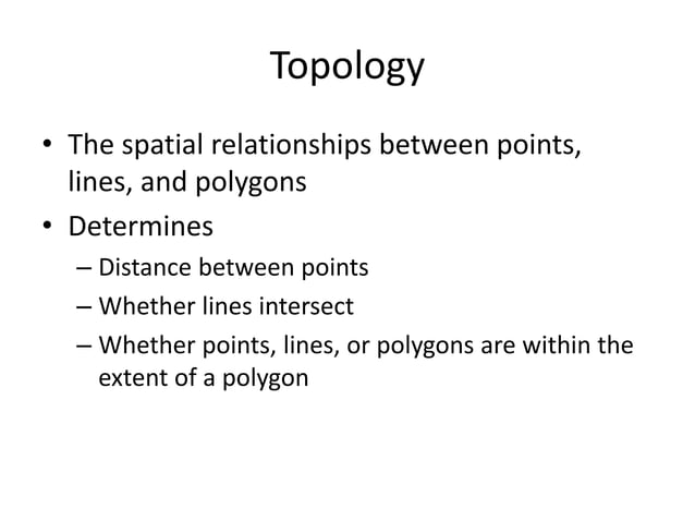 Geographical entities,Topology | PPTX | Geography | Science