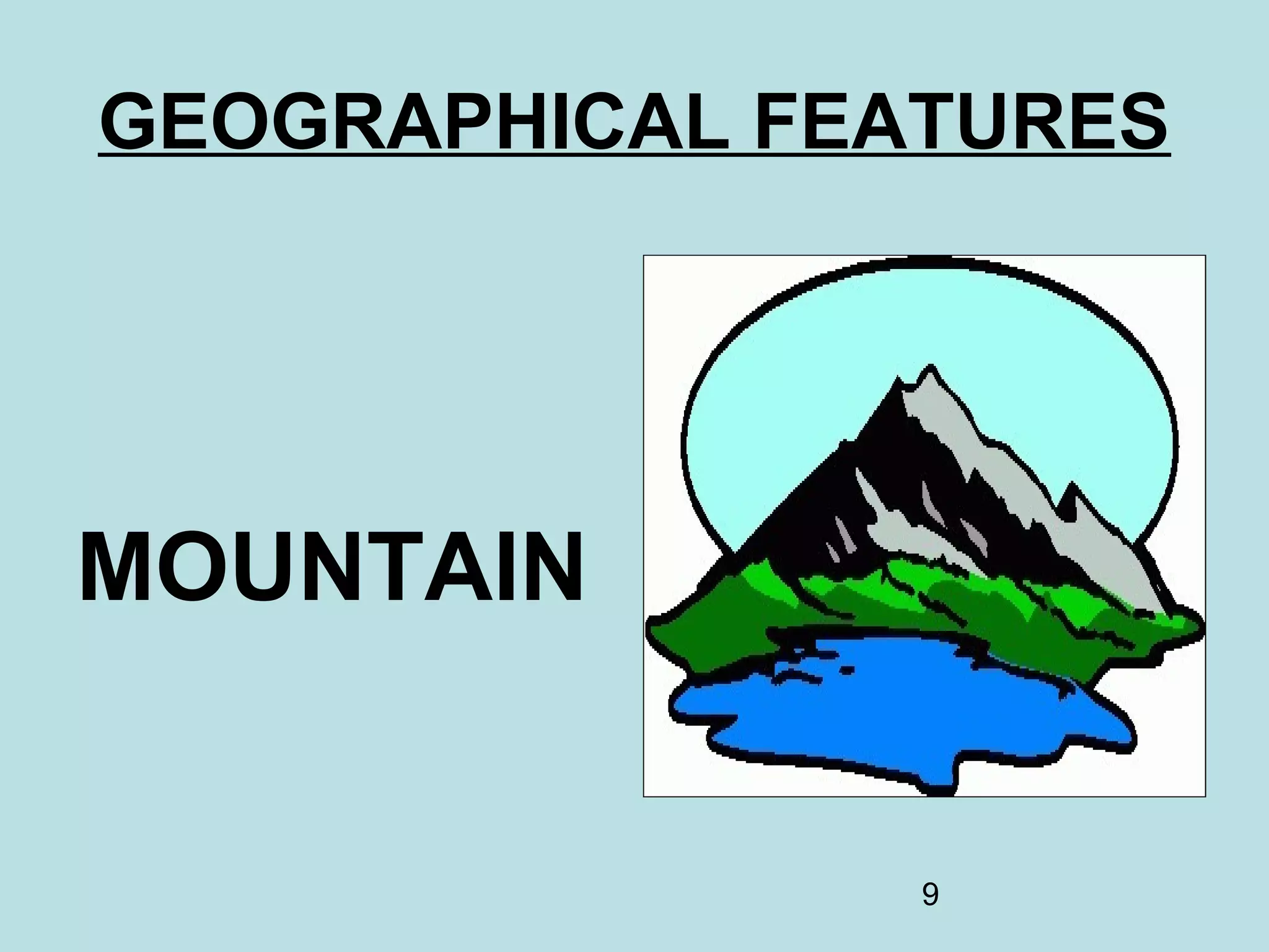 Geographical features | PPS