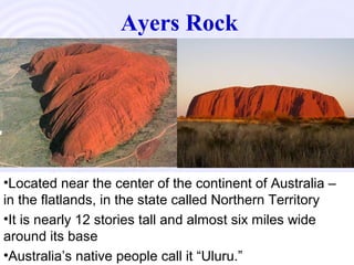 Geographical features of australia | PPT