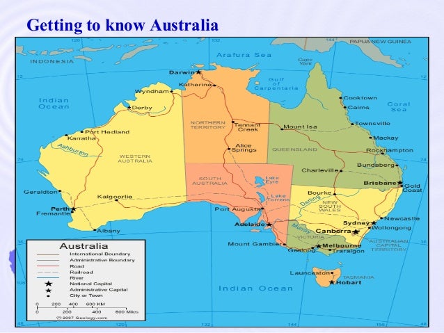 Geographical features of australia