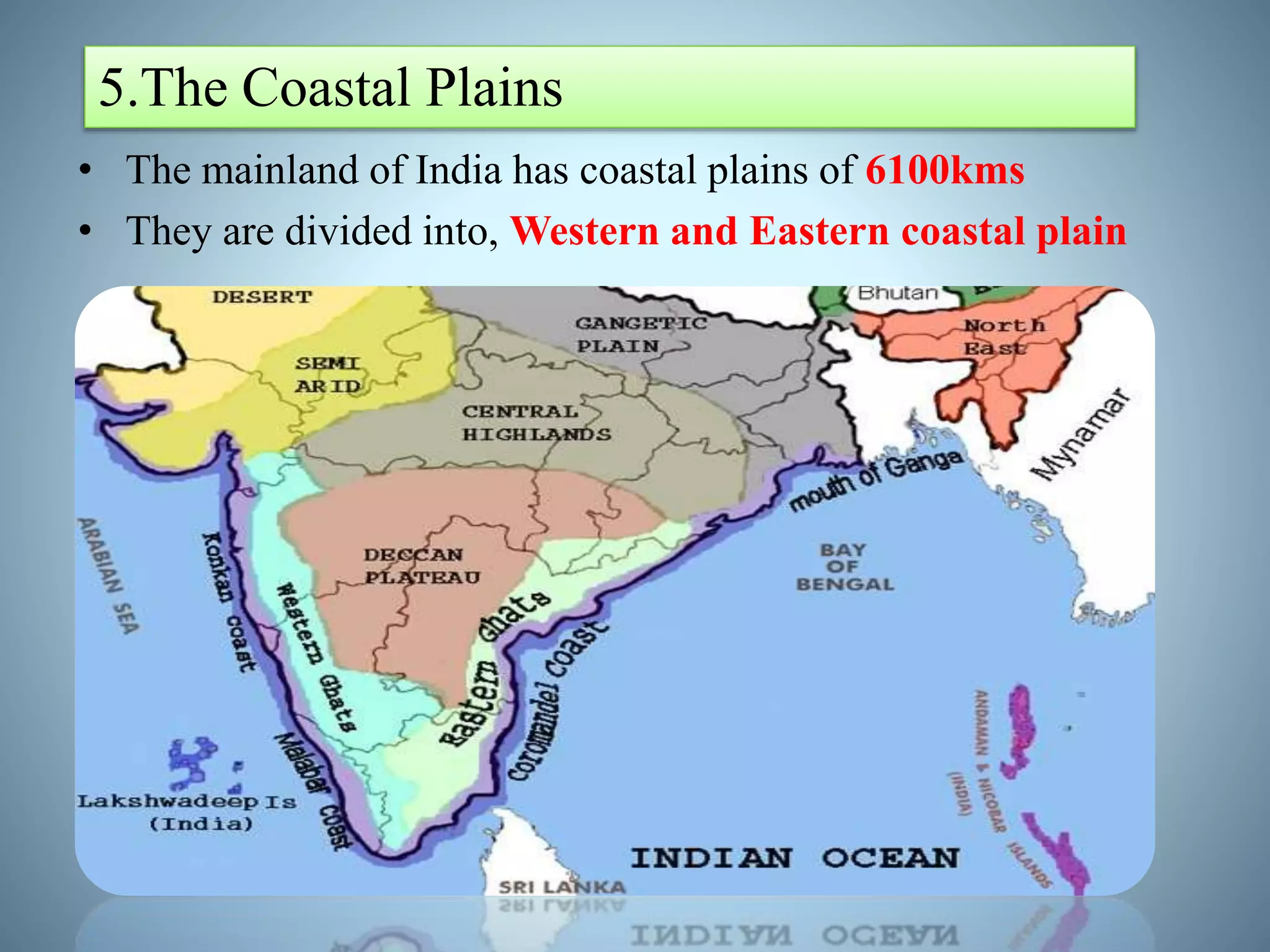 Geographical features of india | PPTX