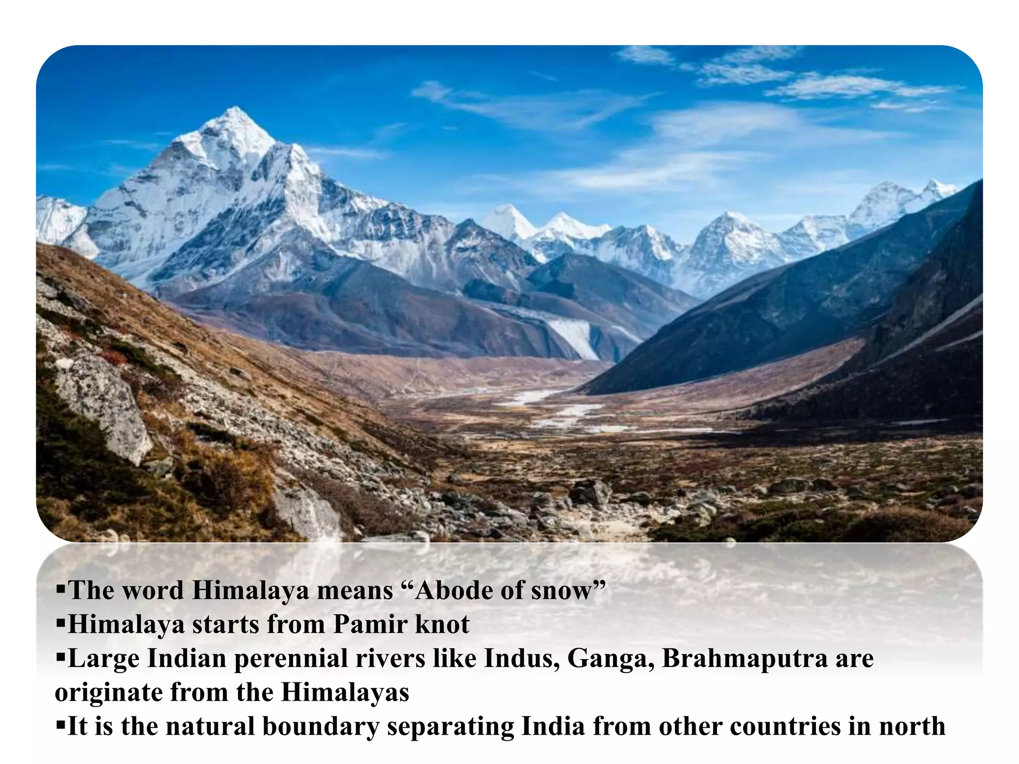 Geographical features of india | PPTX