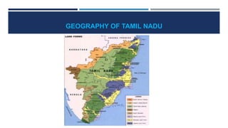 Geographical features of tamilnadu | PPTX