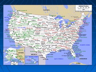 Geographical Features of the United States | PPT