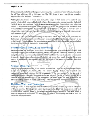 Geographical Importance of District Zhob. | PDF