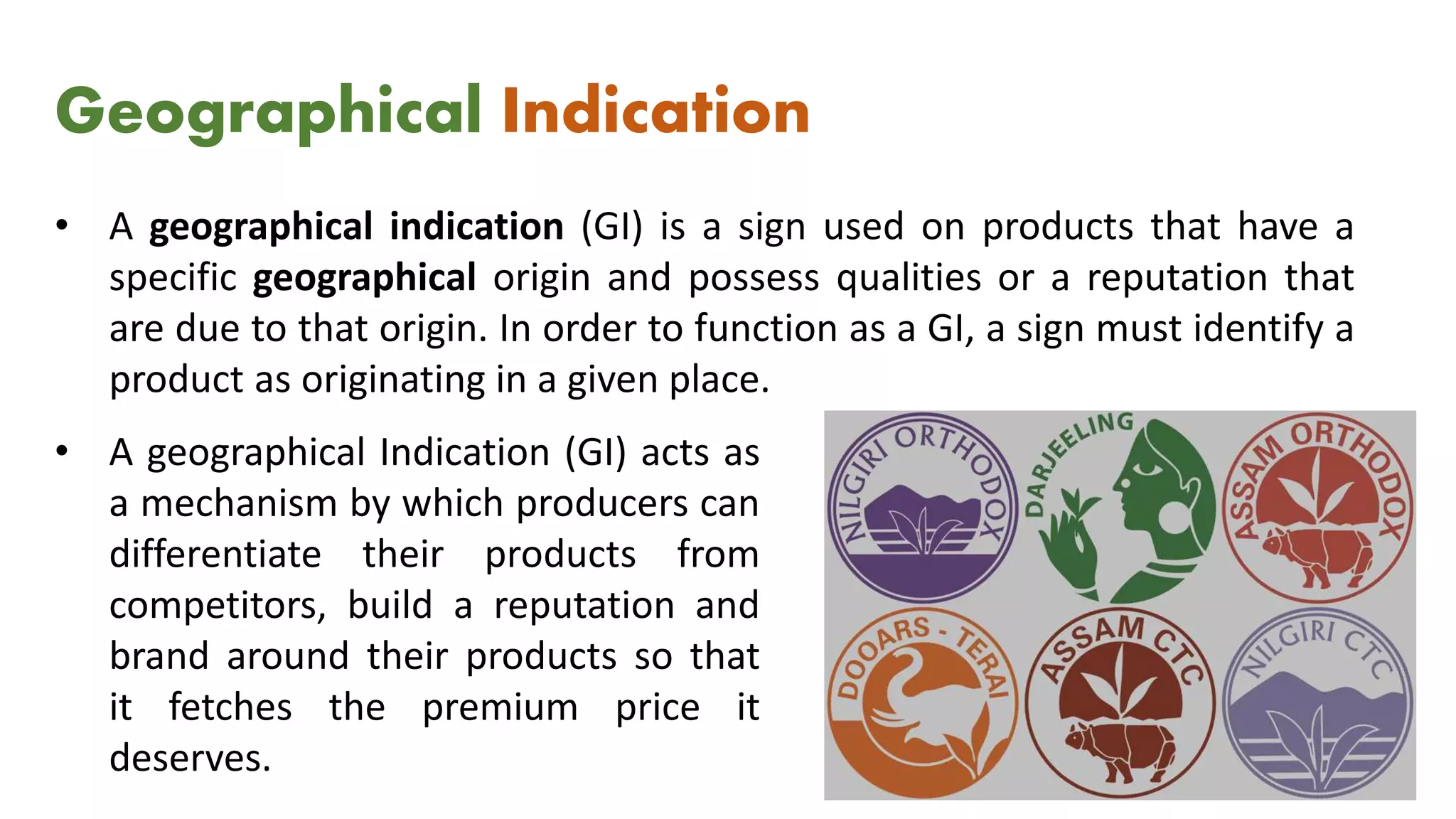 Geographical indication | PPT