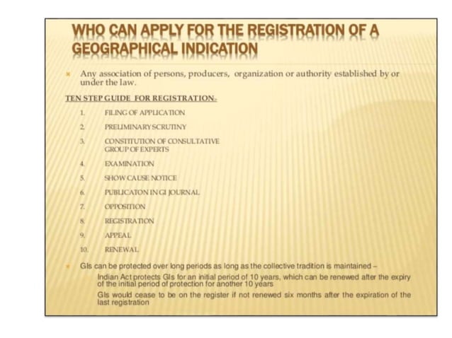 Geographical indication | PPTX | Geography | Science