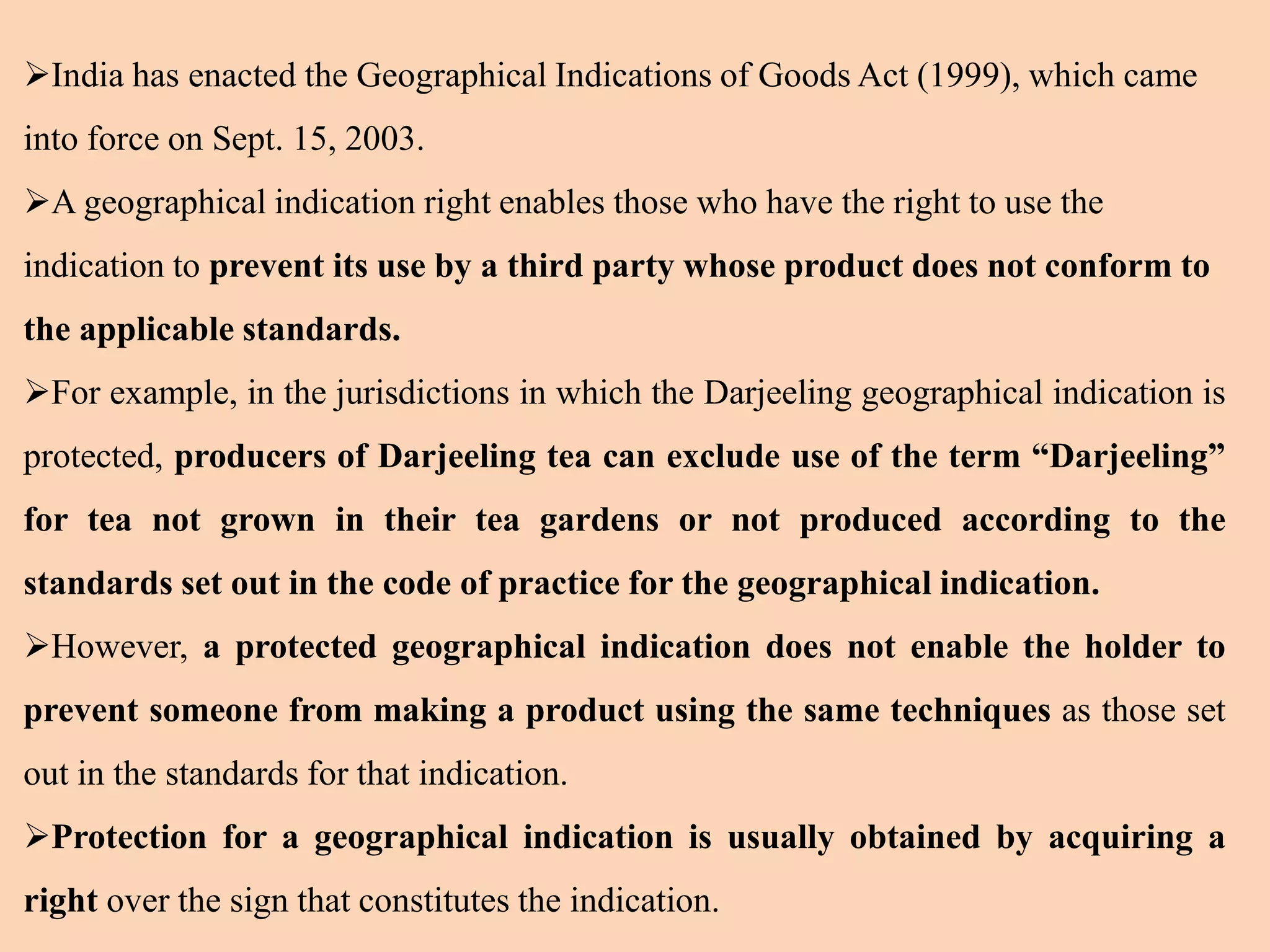 Geographical indication (GI) | PPTX