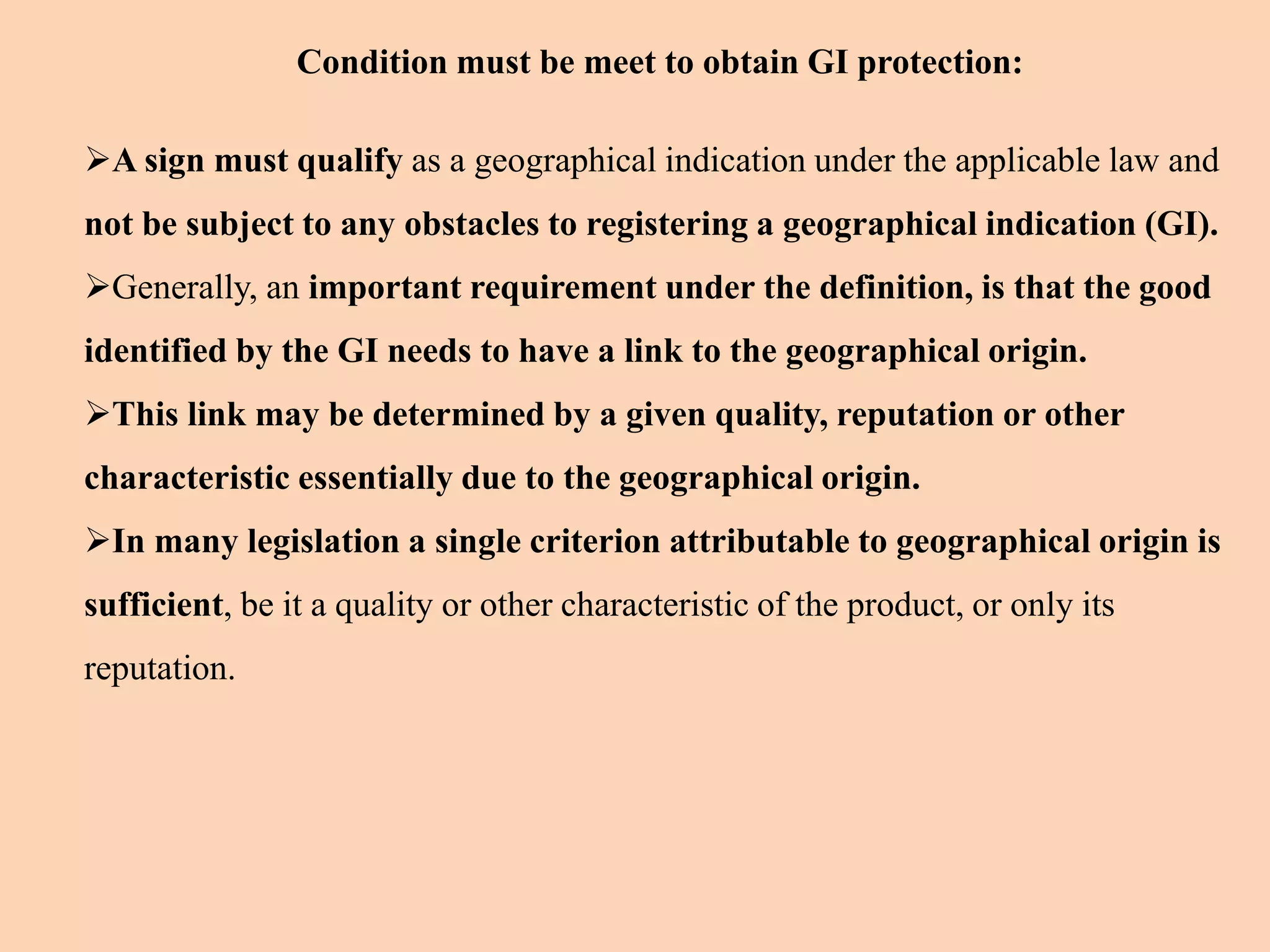 Geographical indication (GI) | PPTX