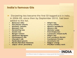 Geographical indication (GI) | PPTX