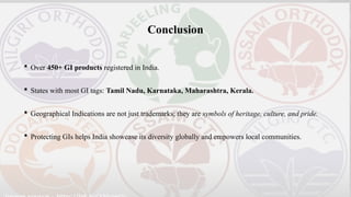 Geographical Indication of india under ipr | PPTX