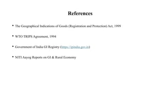 Geographical Indication of india under ipr | PPTX