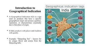 Geographical Indication of india under ipr | PPTX