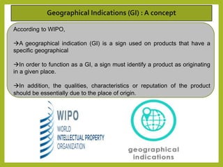 Geographical Indication and Rural Development by Madhuparna Ray | PPT